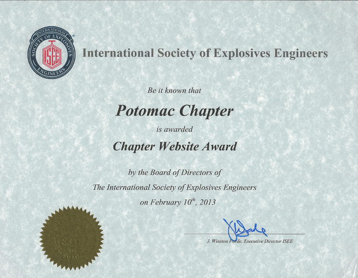 Chapter Awards & Recognition - Potomac ISEE